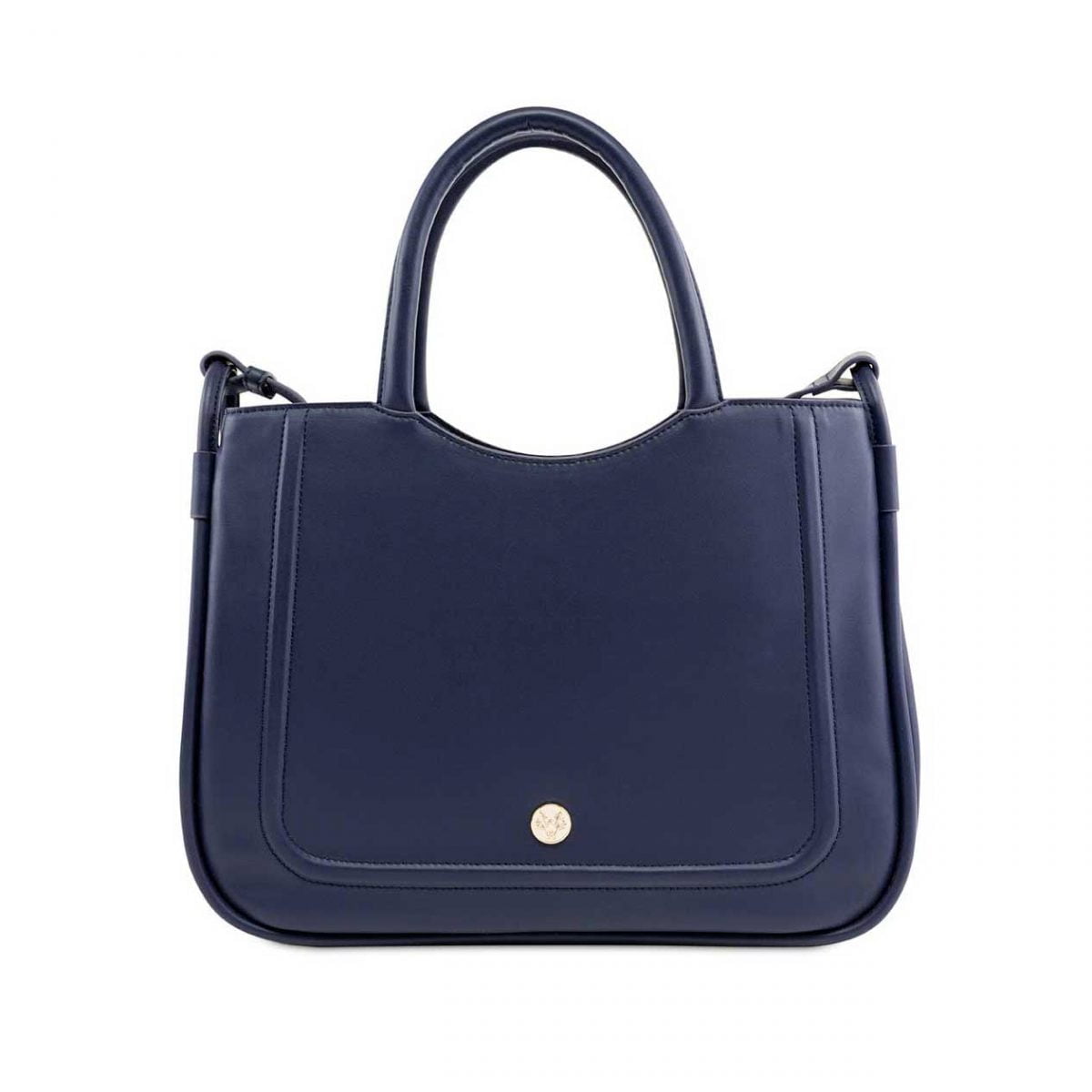 Navy Blue Handbag | Buy The Florence Navy Blue Handbag - Watson & Wolfe